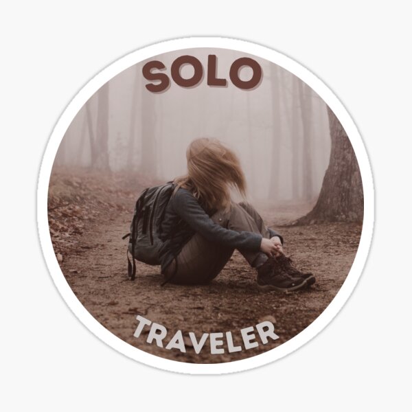 "Solo traveller " Sticker for Sale by Jagensam | Redbubble