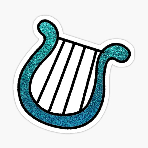 "Harp " Sticker for Sale by Shalomjoy | Redbubble