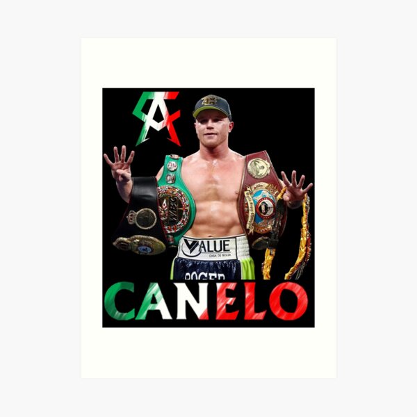 "King Boxing Canelo Alvarez" Art Print for Sale by andyclassic | Redbubble