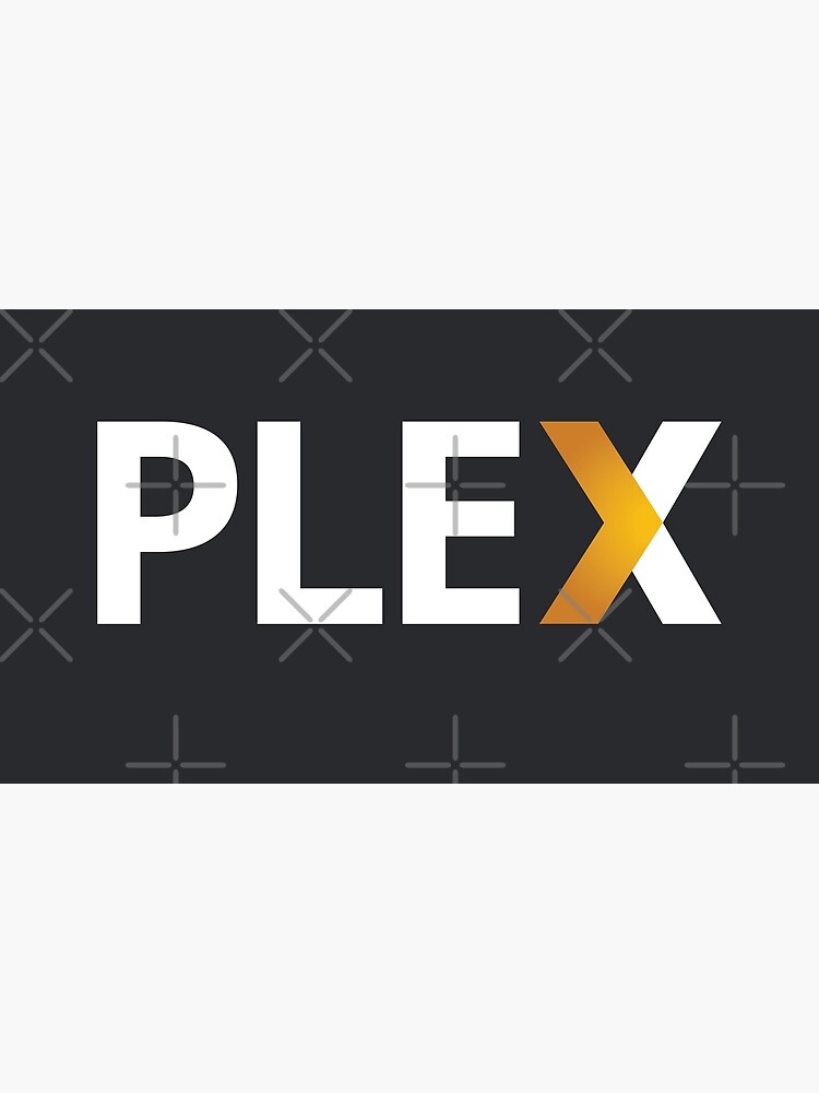 "Plex Logo" Poster for Sale by Biochao | Redbubble