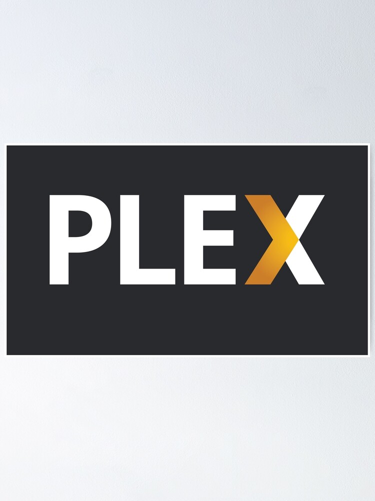 "Plex Logo" Poster for Sale by Biochao | Redbubble