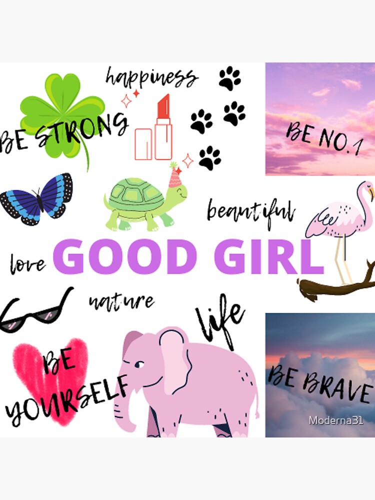 "Good girl" Sticker by Moderna31 | Redbubble