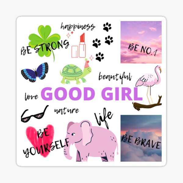 "Good girl" Sticker by Moderna31 | Redbubble