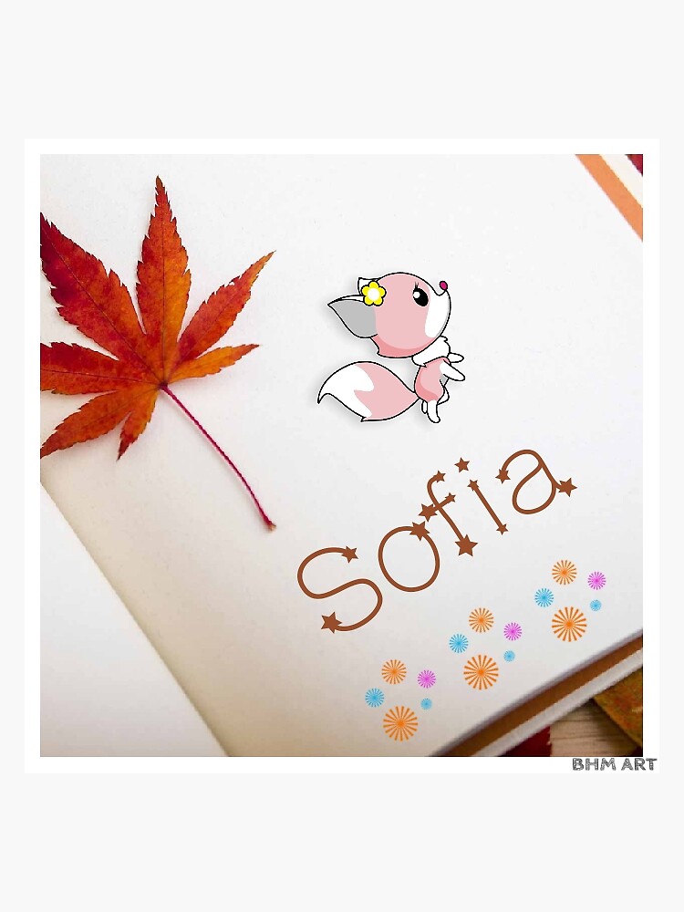 "Sofia" Sticker by danjoydan | Redbubble