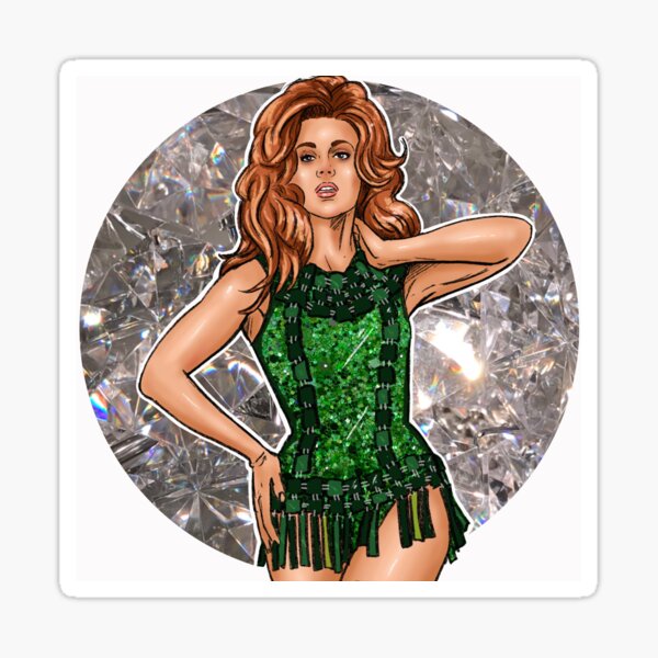 "Celebrating the icons - Jane Fonda as Barbarella " Sticker for Sale by ...