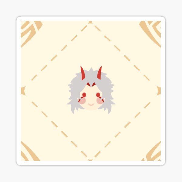 "Itto Pattern" Sticker for Sale by TabithaAbadeer | Redbubble