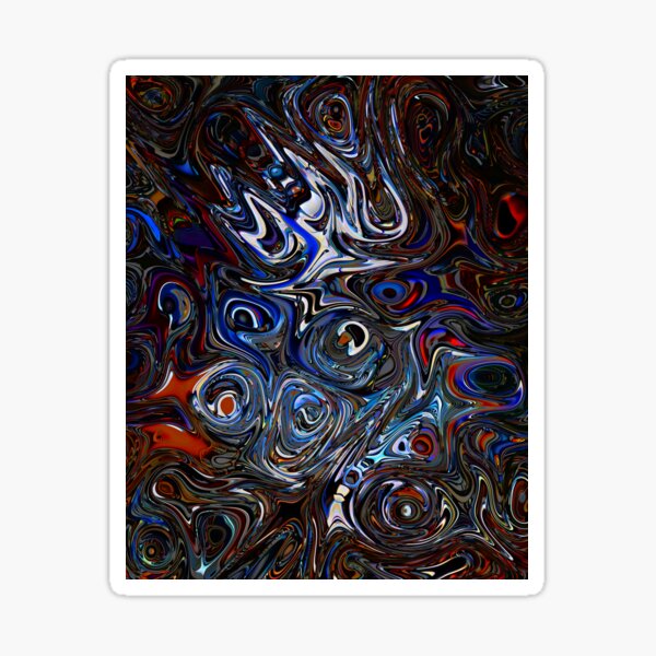 "Machine Oil" Sticker for Sale by AdvancedArt | Redbubble