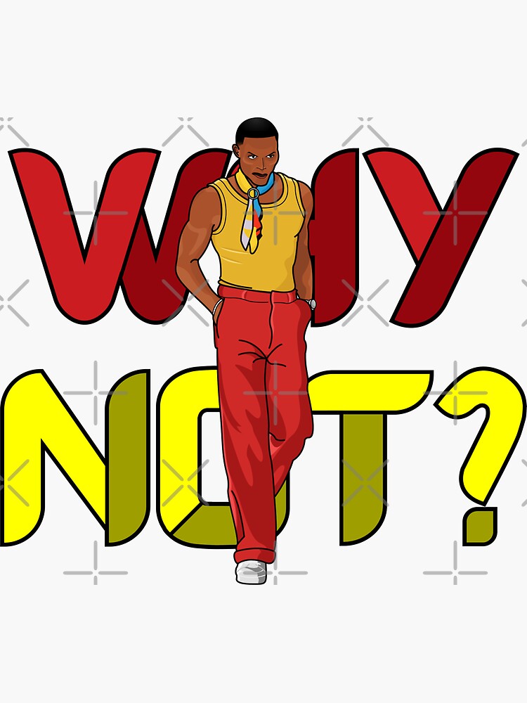 "Russel Westbrook Style - WHY NOT?" Sticker for Sale by AYA-Design ...