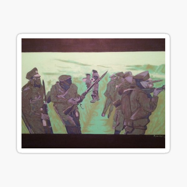 "Trench" Sticker by BryanWhipple | Redbubble