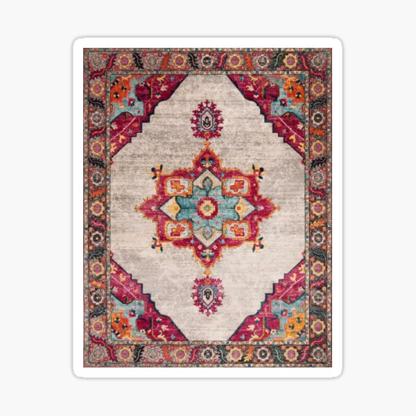 "Floral Oriental Traditional Antique Moroccan Style" Sticker for Sale ...