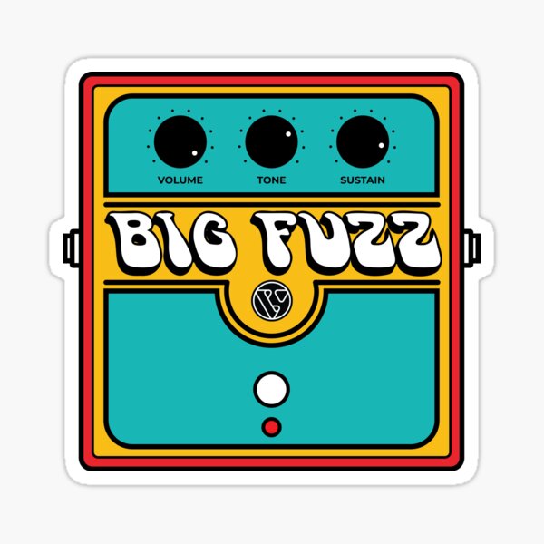 "Big Fuzz - Full Color" Sticker for Sale by VaccoStudios | Redbubble