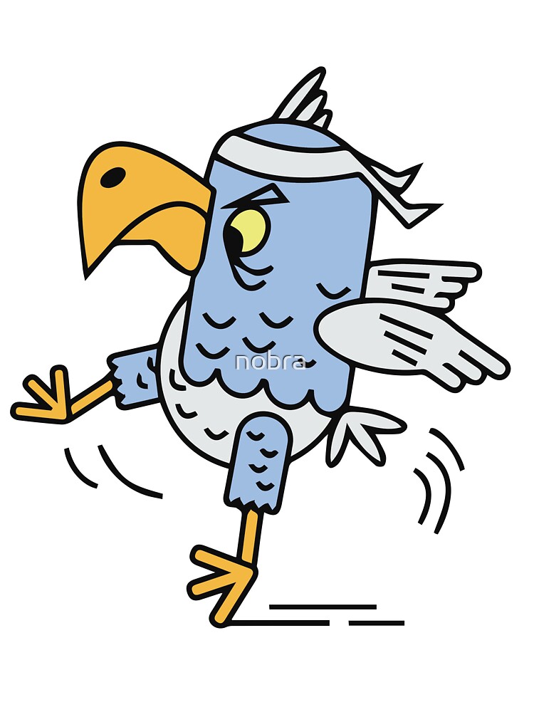 "Karate fighting bird" T-shirt by nobra | Redbubble