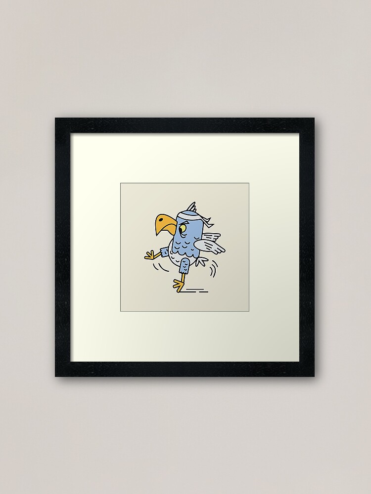 "Karate fighting bird" Framed Art Print by nobra | Redbubble
