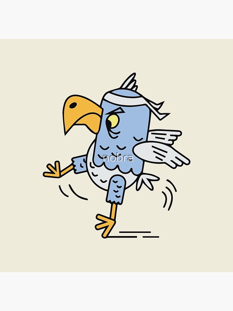"Karate fighting bird" Framed Art Print by nobra | Redbubble