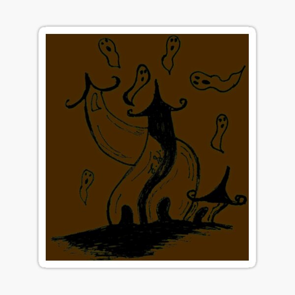 "Spooky 8" Sticker for Sale by ElitebyElise | Redbubble