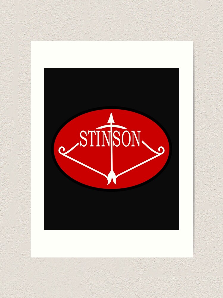 "Stinson Aircraft Company Logo" Art Print for Sale by starboardpress ...