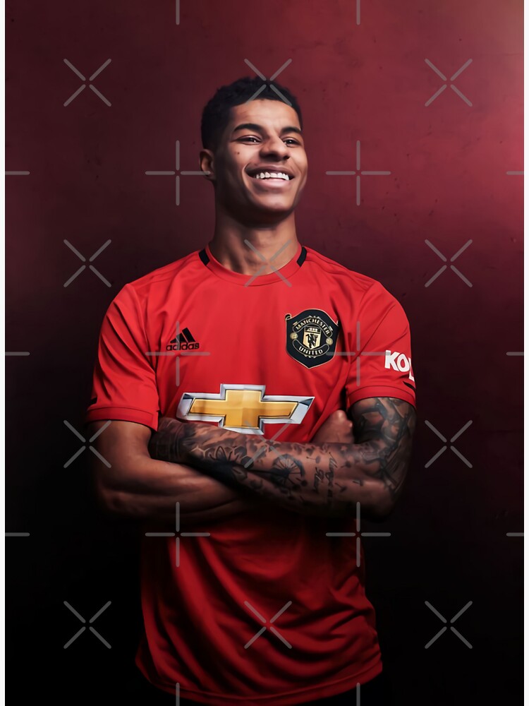 "Marcus Rashford Art" Sticker for Sale by tasanomaya | Redbubble