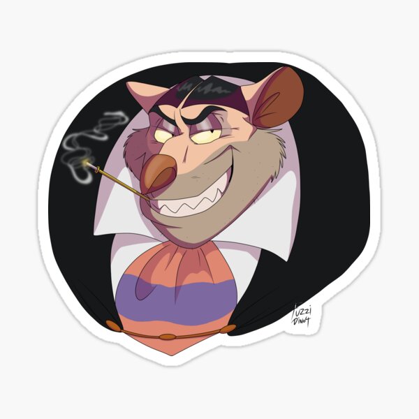 "Evil Rat" Sticker for Sale by FuzziDino4 | Redbubble