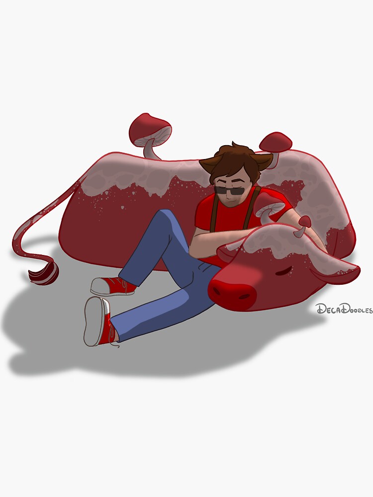 "Rendog and Pamela" Sticker for Sale by decadoodles | Redbubble