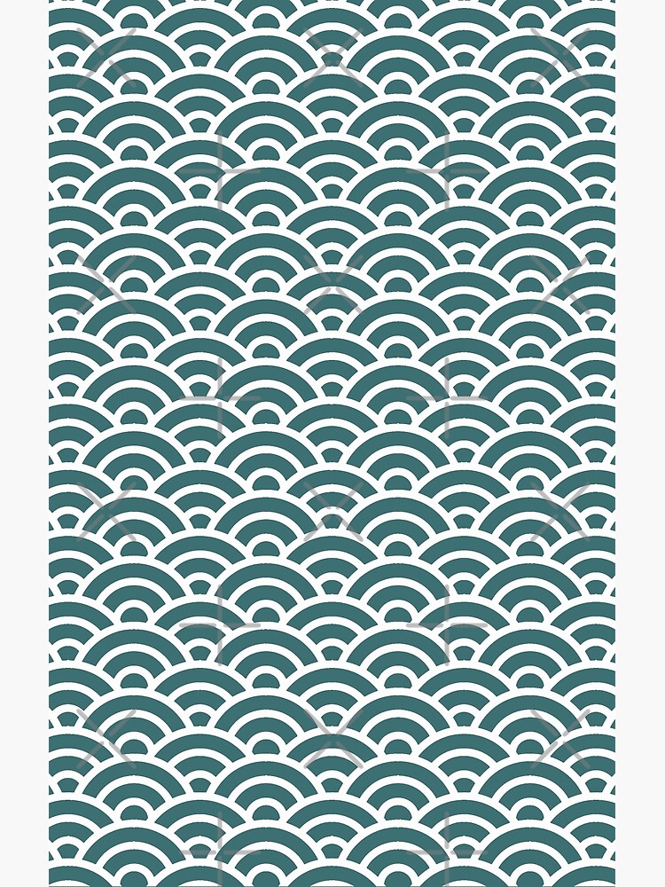 "OMESHICHA 172 Seigaiha Waves - Energetic Ver. | Japanese Pattern ...