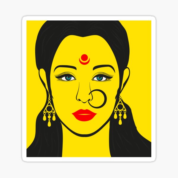 "Durga puja " Sticker by MyParmatma | Redbubble