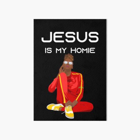 "Jesus Is My Homie - Woman - Red Tracksuit - Isan Creative Designs" Art ...
