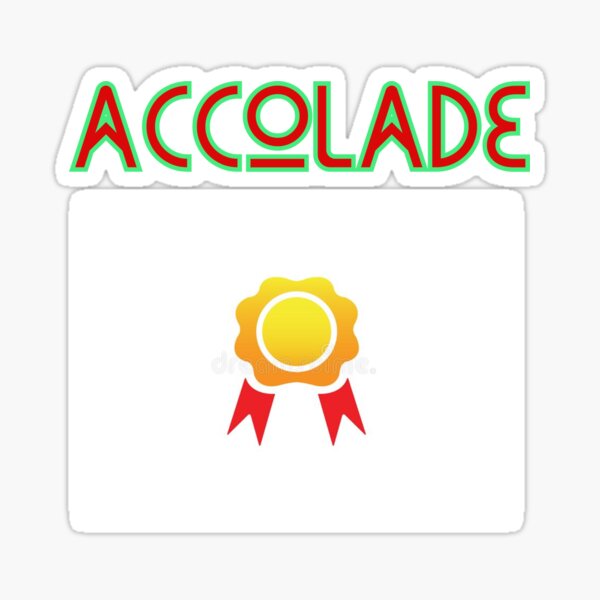 "Accolade" Sticker for Sale by redengineers | Redbubble
