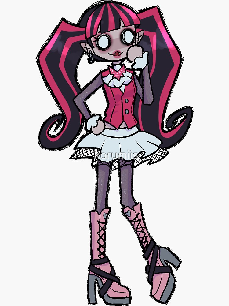 "draculaura" Sticker for Sale by korumiis | Redbubble