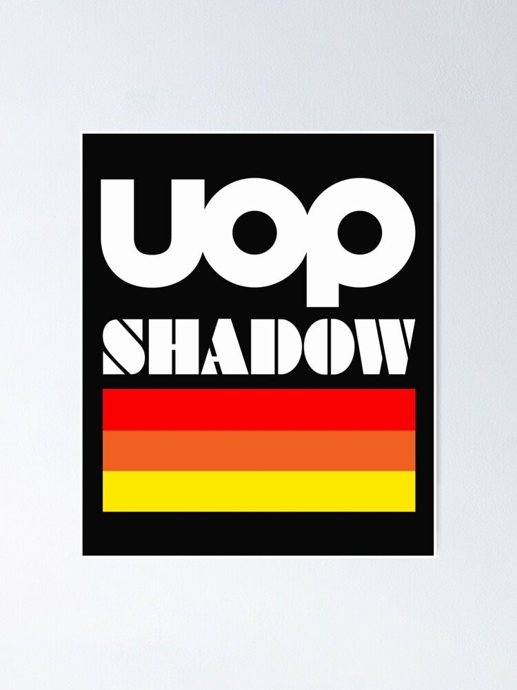 Póster «Logotipo del bloque patrocinador UOP Shadow retro F1» de ...
