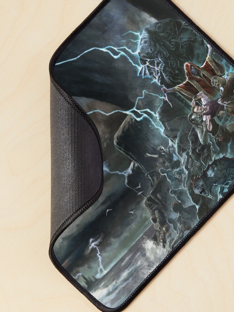 "Cults of Cthulhu - front and back cover by Loïc Muzy" Mouse Pad for ...