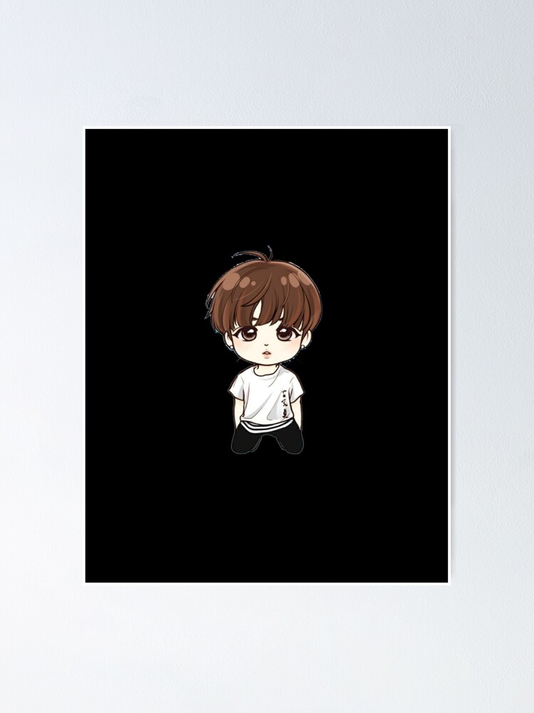 "Bts members kpop cartoon chibi" Poster by DogLover26 | Redbubble