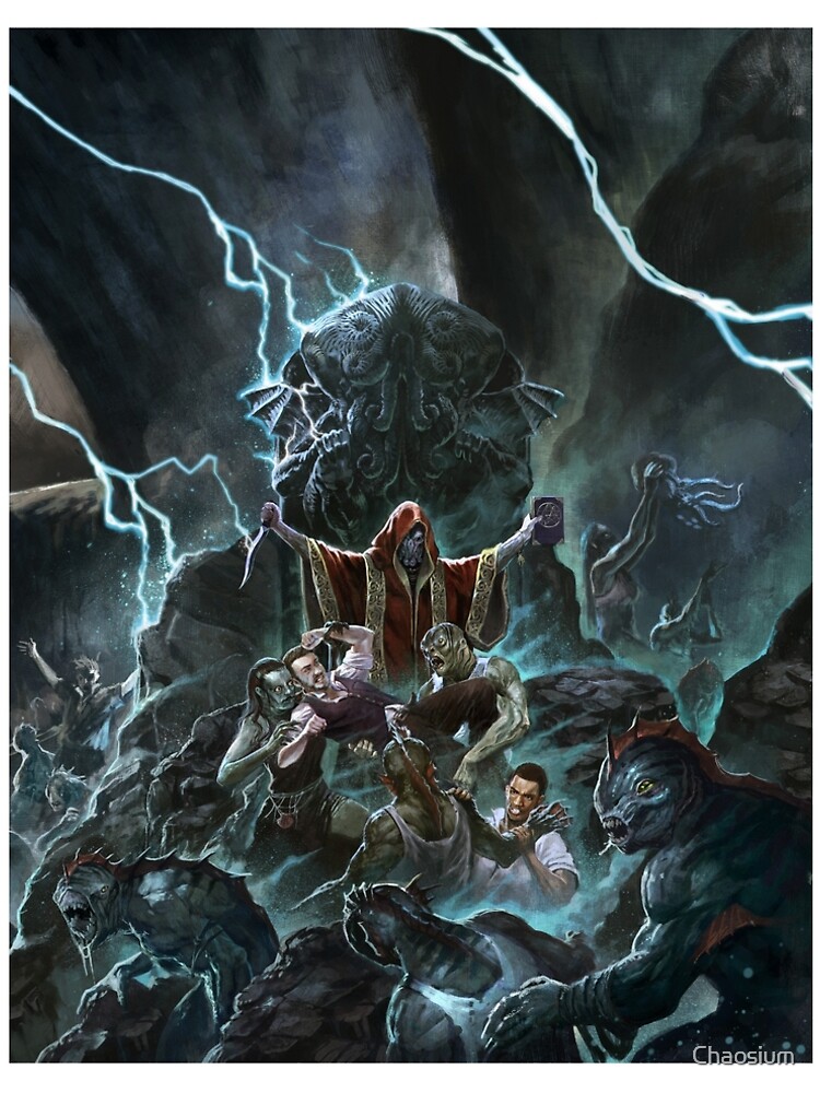 "Cults of Cthulhu - front cover by Loïc Muzy" A-Line Dress for Sale by ...