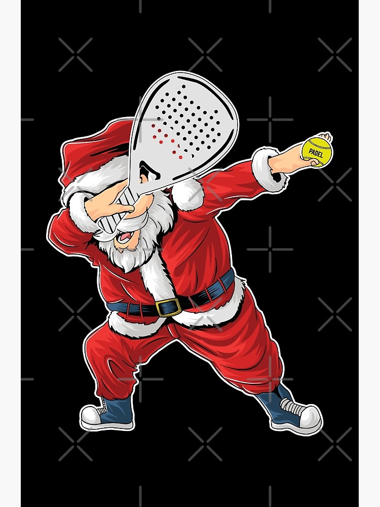"Padel Dabbing Santa Claus Funny Padel Tennis Christmas Costume ...