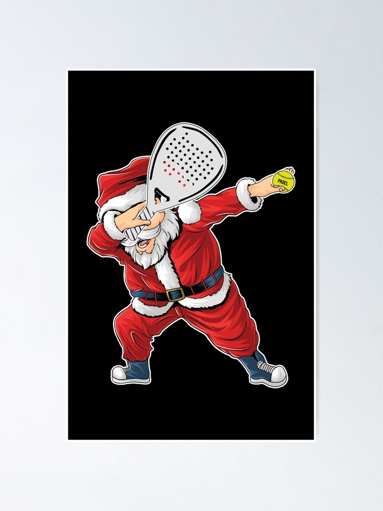 "Padel Dabbing Santa Claus Funny Padel Tennis Christmas Costume ...