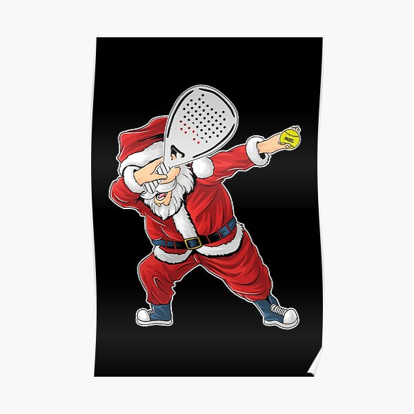 "Padel Dabbing Santa Claus Funny Padel Tennis Christmas Costume ...