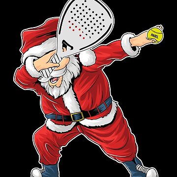 "Padel Dabbing Santa Claus Funny Padel Tennis Christmas Costume ...