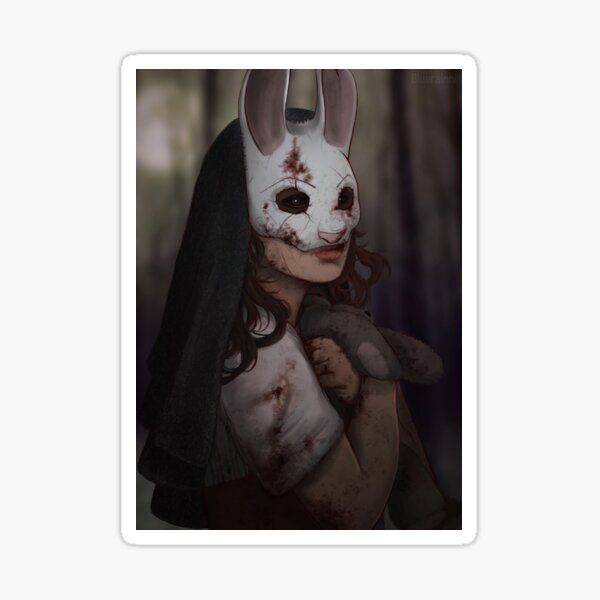 "DBD The Huntress" Sticker for Sale by bluerainni | Redbubble