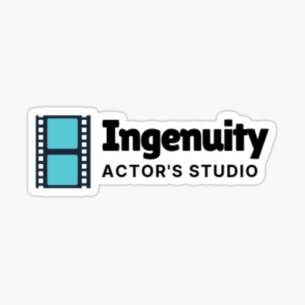 "Ingenuity Actor’s Studio" Sticker for Sale by Wearablepsa | Redbubble