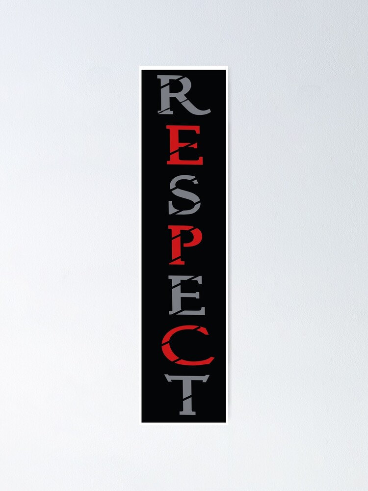 "Respect elders" Poster for Sale by shoperstpoint | Redbubble