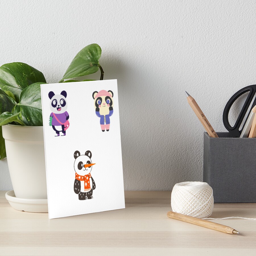 "cute animal friendlly panda aesthetic sticker|| cute panda aesthetic ...