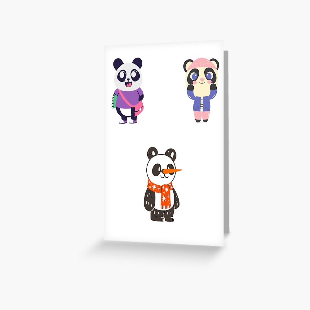 "cute animal friendlly panda aesthetic sticker|| cute panda aesthetic ...