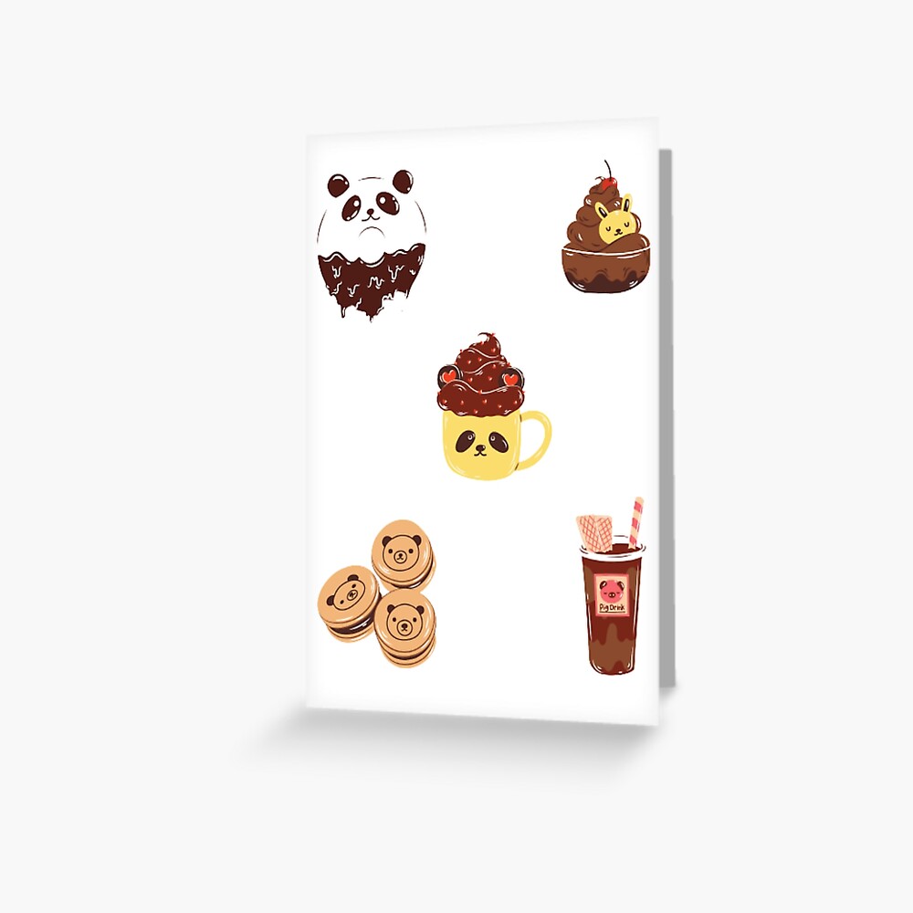 "cute funny animal friendlly panda aesthetic sticker|| cute panda ...