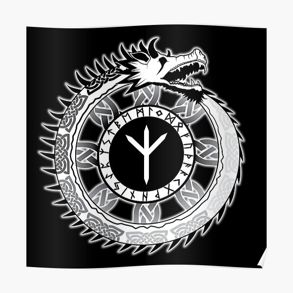 "Jormungandr /// Rune I (Variant II)" Poster for Sale by FosterChild7 ...