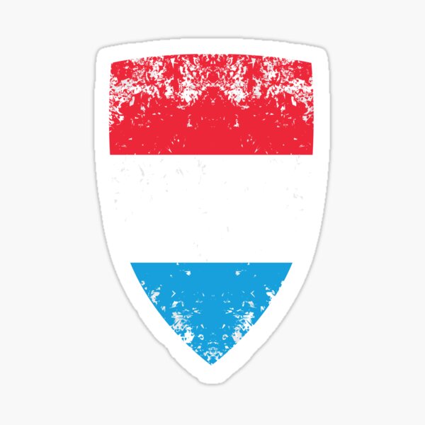 "Flag of Luxembourg" Sticker for Sale by quark | Redbubble