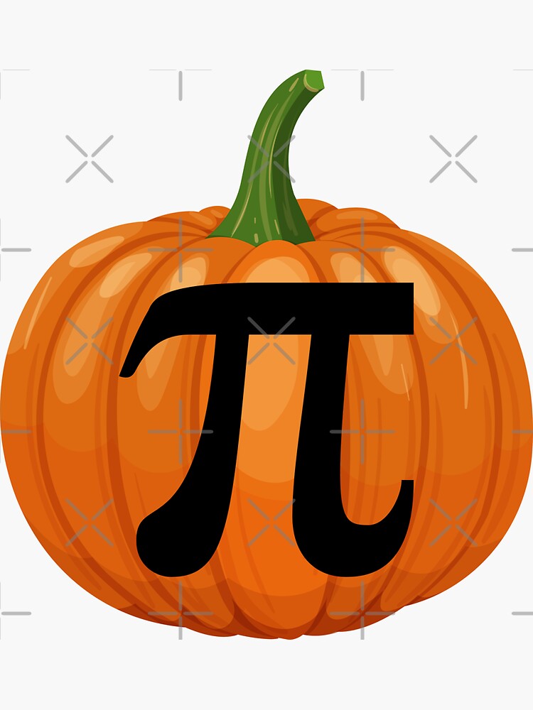 "pumpkin pi" Sticker for Sale by ronaldsonou | Redbubble