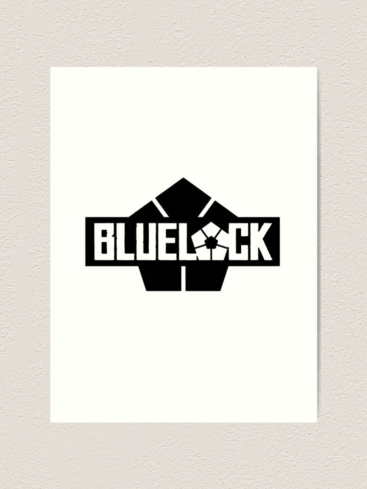 "BLUE LOCK - Black Logo" Art Print for Sale by MangaMansion | Redbubble