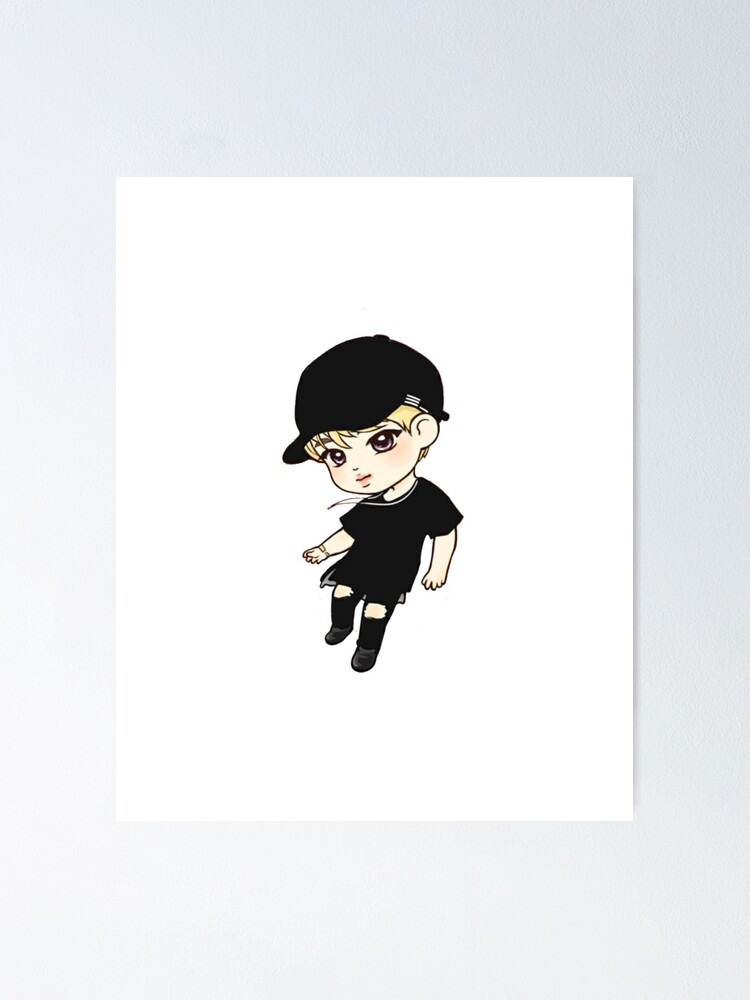 "Bts members kpop cartoon chibi" Poster by DogLover26 | Redbubble