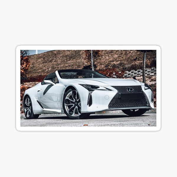 "LC 500 2021 Convertible" Sticker for Sale by autoaddict | Redbubble