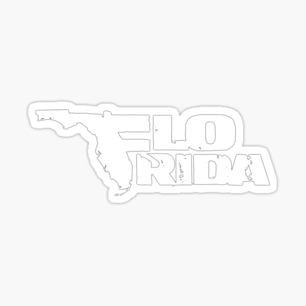 "Flo. rida. logo cover" Sticker for Sale by BarshIsau | Redbubble