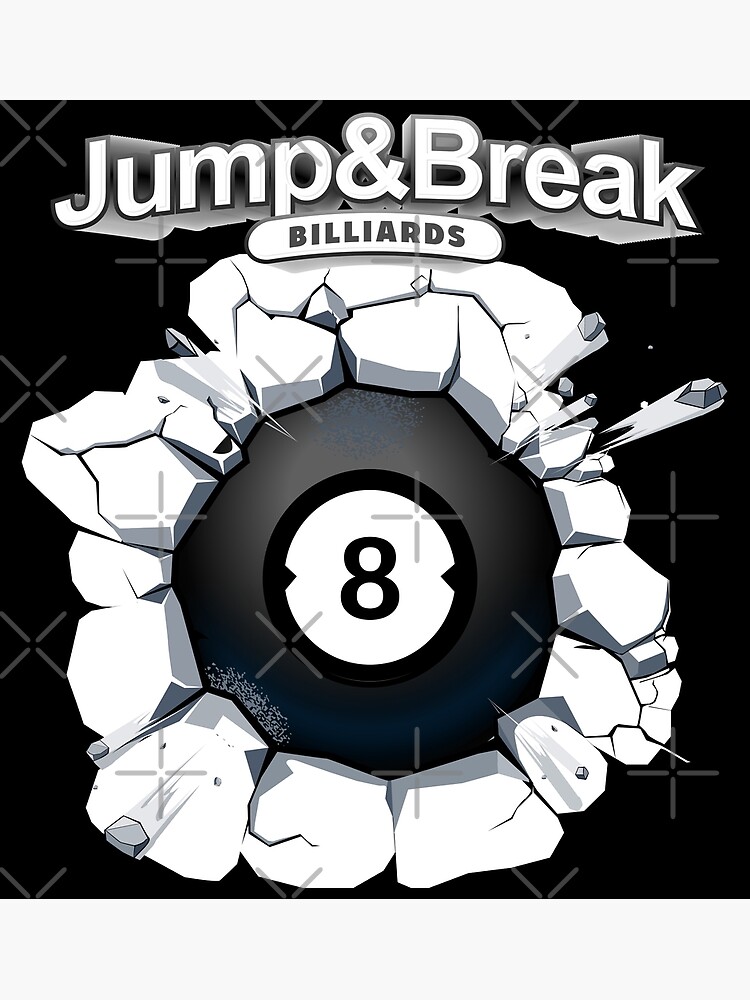 "8 BALL JUMP BILLIARD" Poster for Sale by diego75bcn | Redbubble